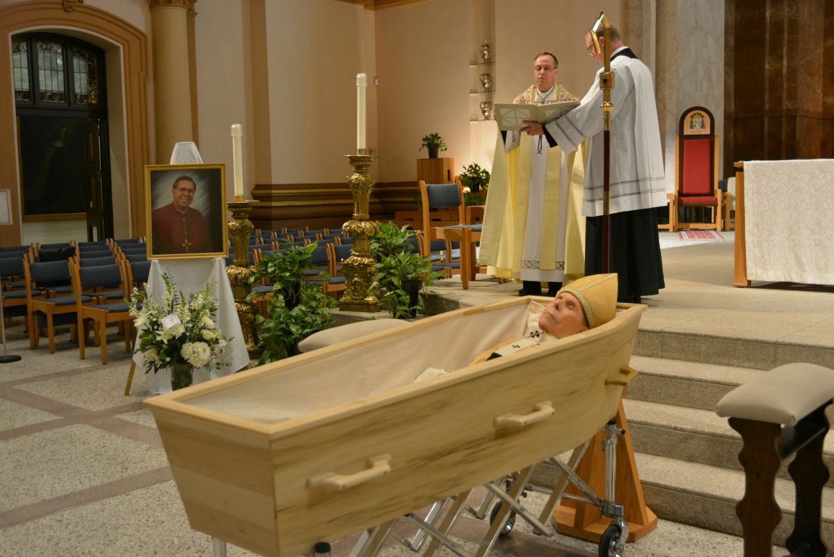 Rite of Reception of Archbishop Buechlein's Body to the Cathedral (2018)