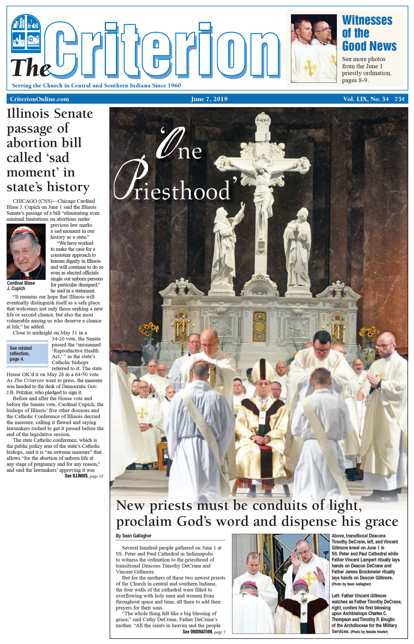 In the upcoming print issue of The Criterion (June 7, 2019)